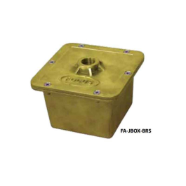 Focus FA-JBOX Cast Brass Direct Burial Square Junction Box