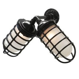 Baselite Vapor Jar VA Series Duo Wall Mount - Two 5.5" Fixtures with ...